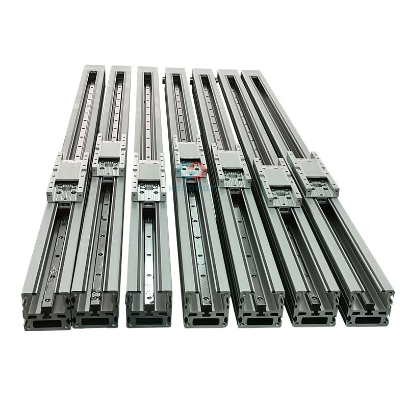 High Speed Full Enclosed European Standard Belt Driven Linear Stages, Motorized Linear Module ...