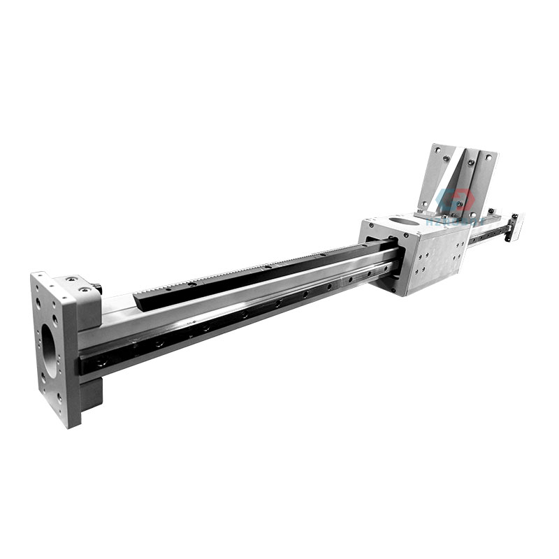 Heavy Duty Square Tube Type Rack and pinion driven slide linear stage ...