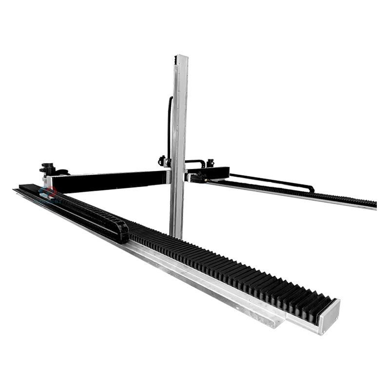 XYZ Multi-Axis Gantry Robot System with Rack and Pinion Linear Stages ...