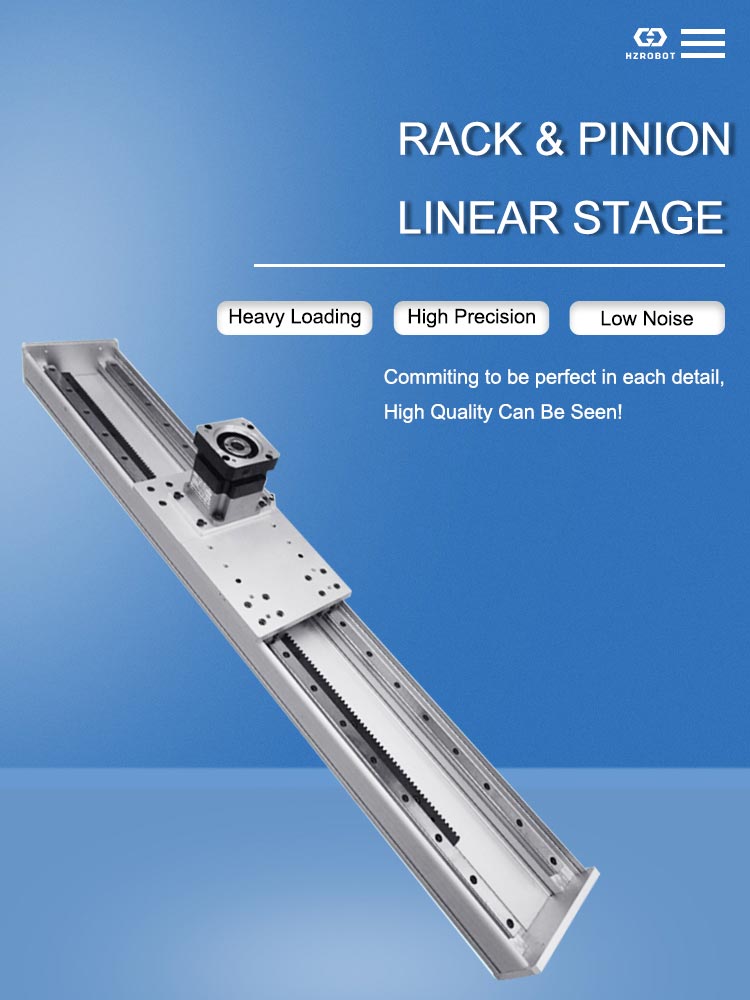 Heavy Duty Rack and Pinion Driven Linear Motion Stage, Linear Slide Supplier, Linear Actuator ...