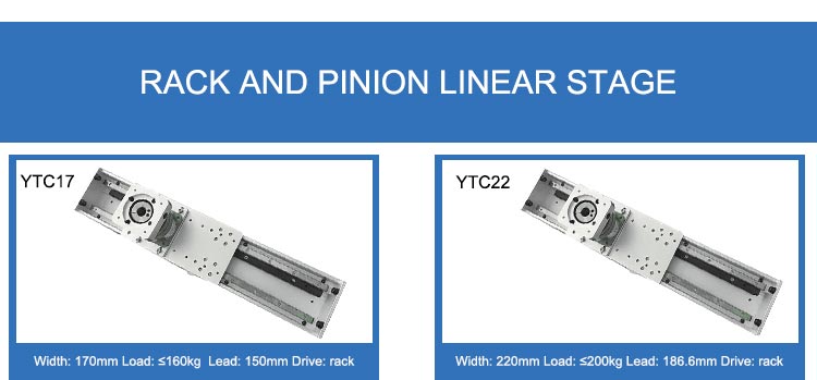 Heavy Duty Rack and Pinion Driven Linear Motion Stage, Linear Slide ...