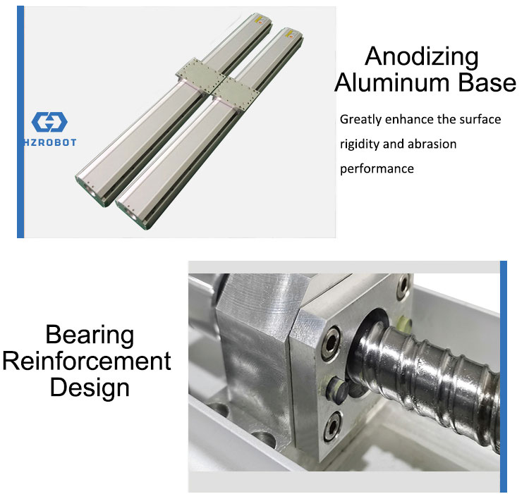 High Precision Semi Enclosed Ball Screw Driven CNC Linear Actuator ...