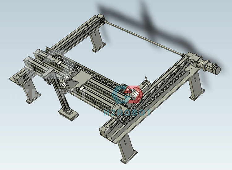 OEM XY XYZ Multi-Axis Gantry Motoriezed Robot System with European ...