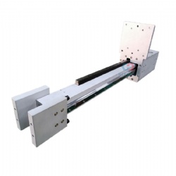 Heavy Duty Square Tube Type Rack and pinion driven slide linear stage ...